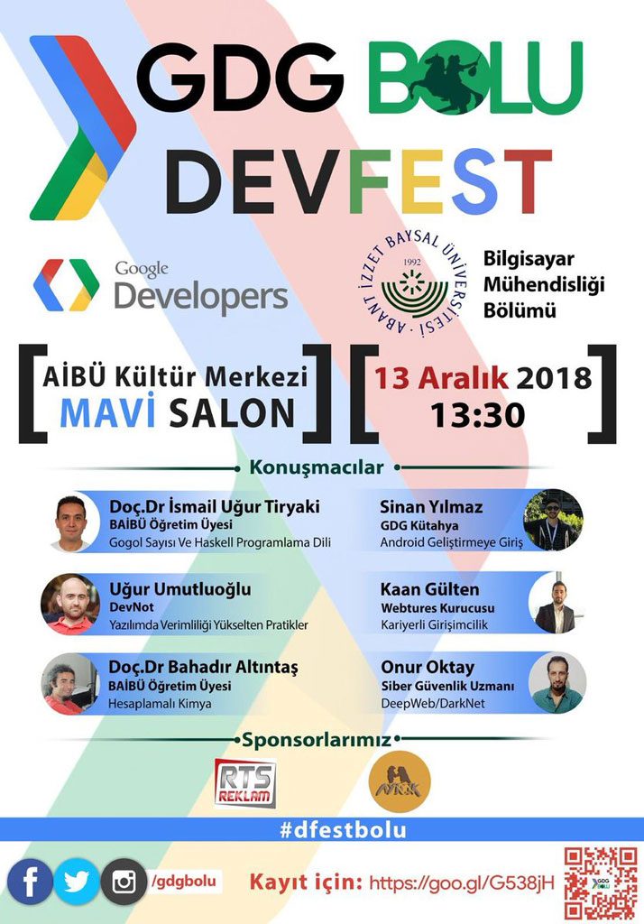 Google Developer Fest- GDG Bolu - İBÜ/AJANDA