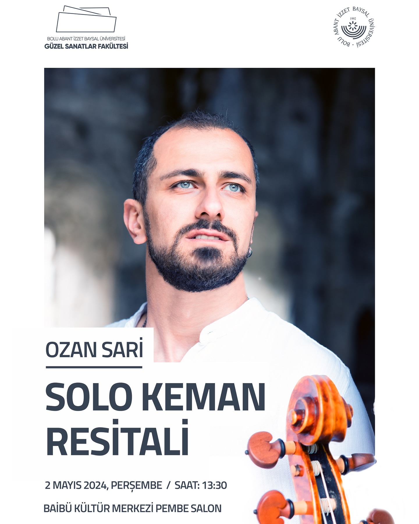 OZAN SARİ / Solo Keman Resitali - İBÜ/AJANDA